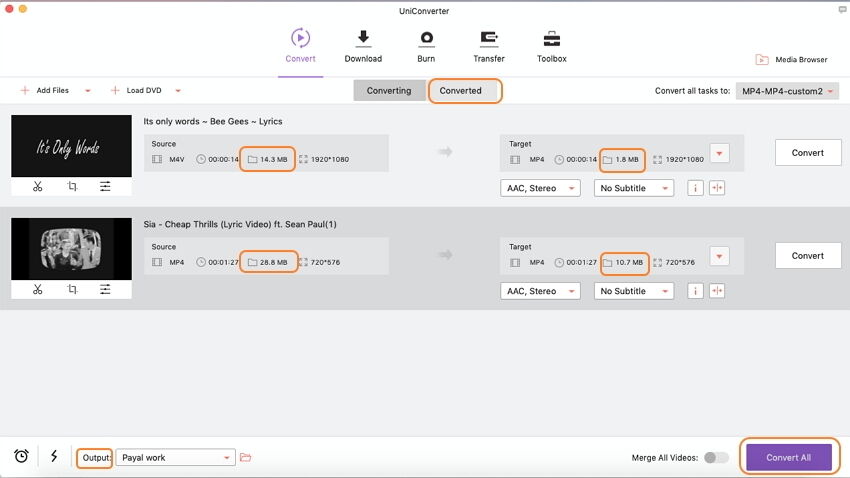 How to Compress Videos on Mac - Wondershare UniConverter for Mac