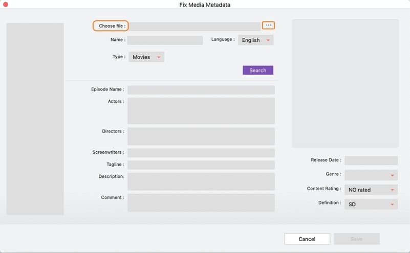 How to Fix Media Metadata - Wondershare UniConverter for Mac