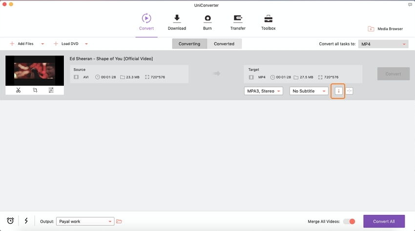 How to Fix Media Metadata - Wondershare UniConverter for Mac