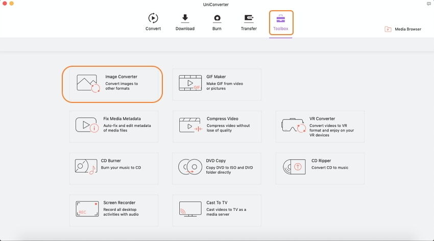 Mac Image Converter Guide - Wondershare UniConverter for Mac