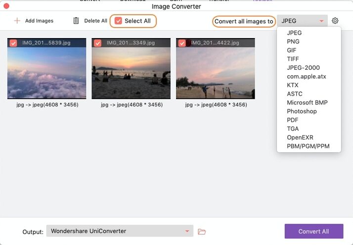 Mac Image Converter Guide - Wondershare UniConverter for Mac