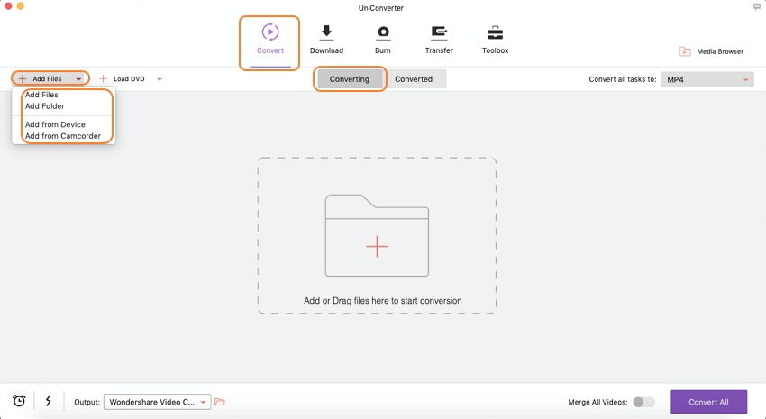 How to Convert Video Formats on Mac - Wondershare UniConverter for Mac