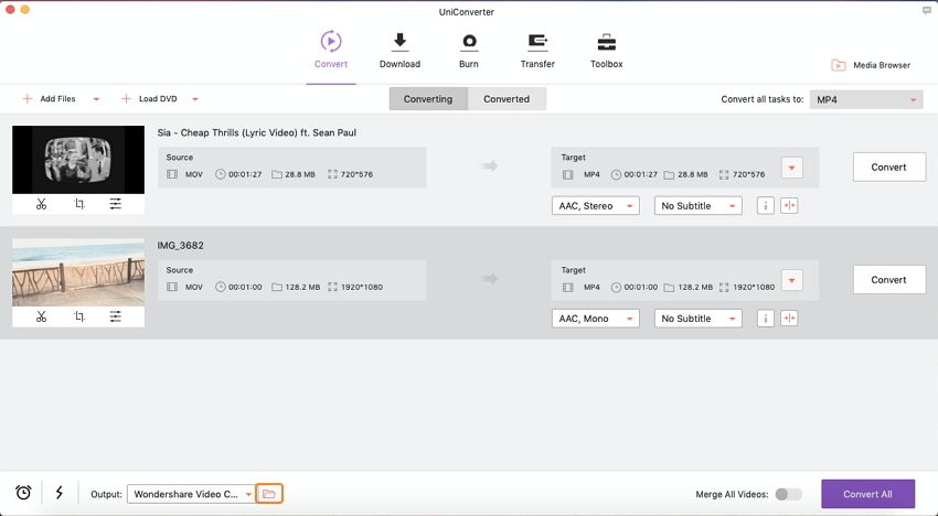 How to Convert Video Formats on Mac - Wondershare UniConverter for Mac